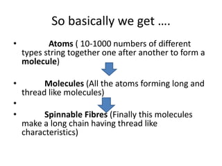 Orientation of molecules in fibres | PDF | Needlework | Arts and Crafts
