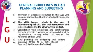 ORIENTATION ON GENDER AND DEVELOPMENT PLAN AND BUDGET | PPTX