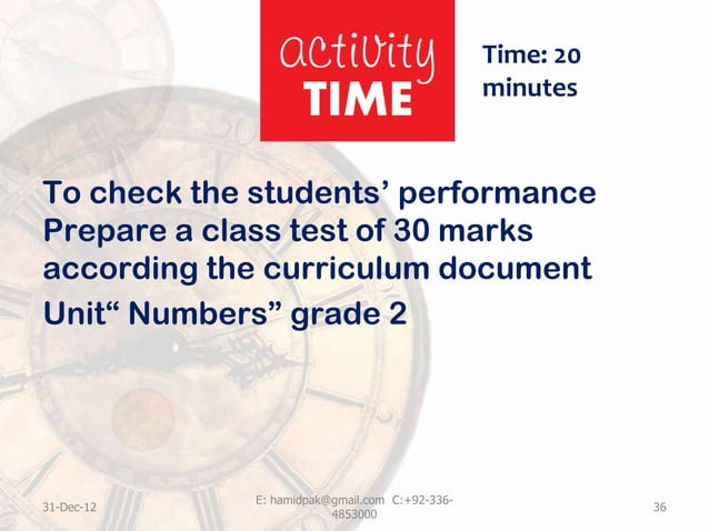 Orientation on mathematics curriculum | PPTX
