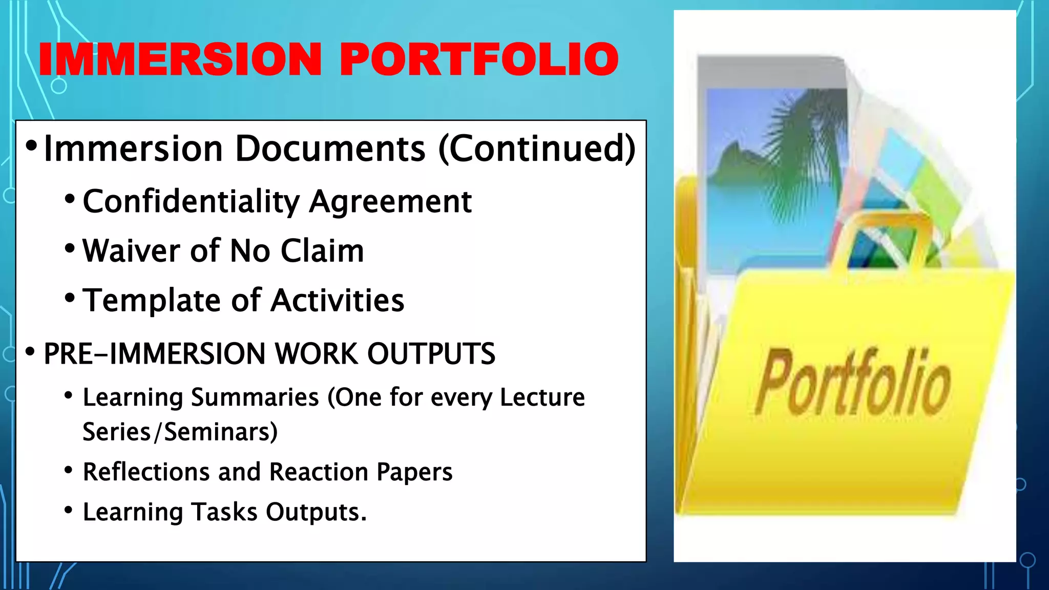 ORIENTATION ON WORK IMMERSION DOCUMENTS -2.pptx