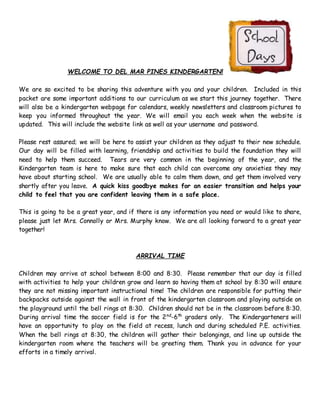 Orientation packet 2015 | PDF