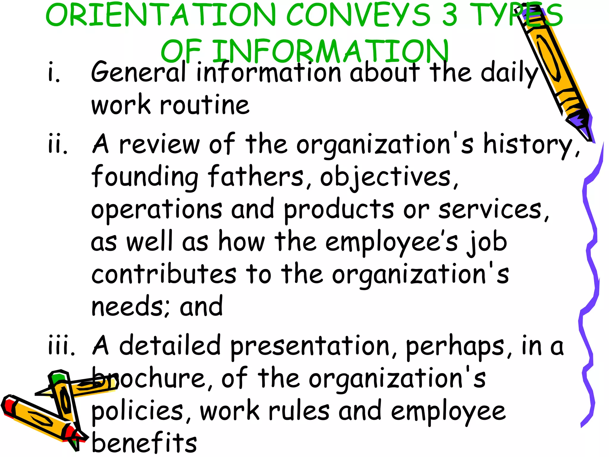 Orientation & placement | PPT