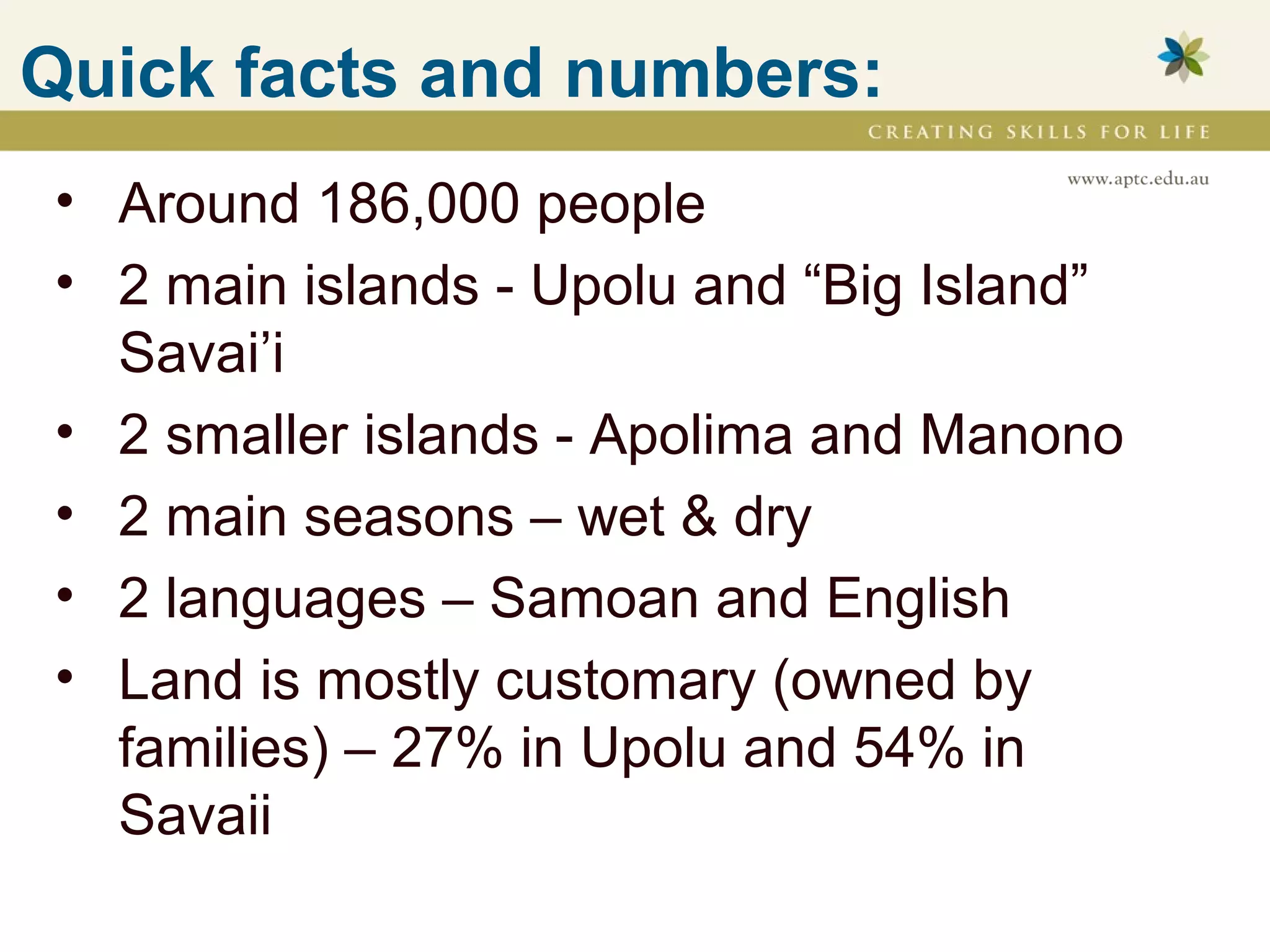 Orientation ppt samoan culture 21 01 2013 | PPT