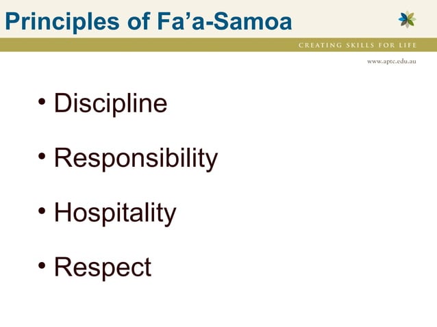Orientation ppt samoan culture 21 01 2013 | PPT