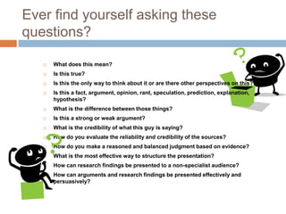 Introduction to Global Perspectives at Headstart | PPTX