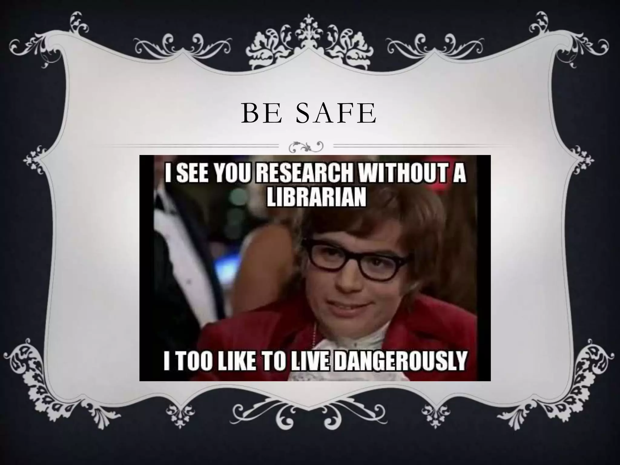 First Day of Library Procedure Slide | PPTX