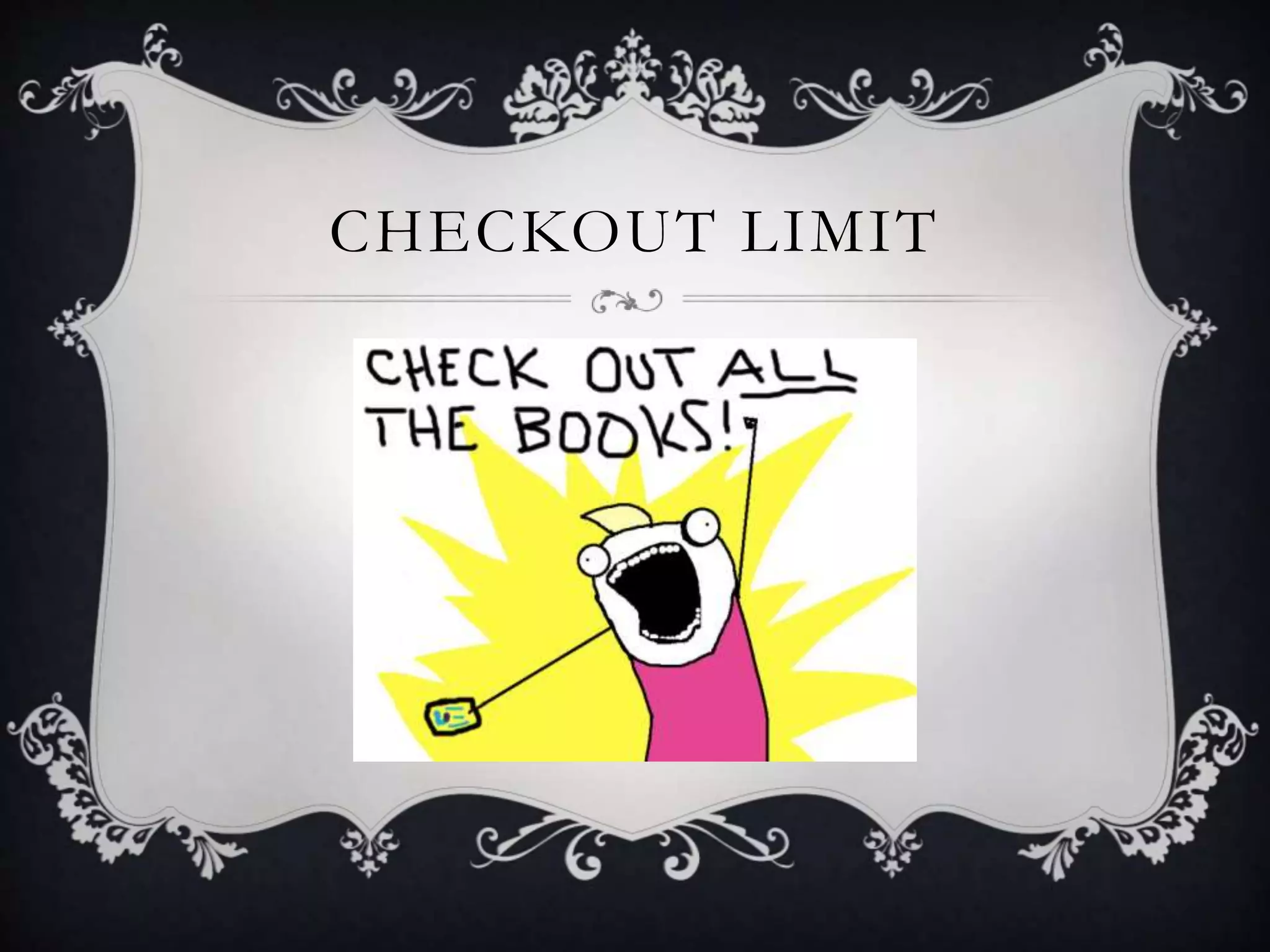 First Day of Library Procedure Slide | PPTX