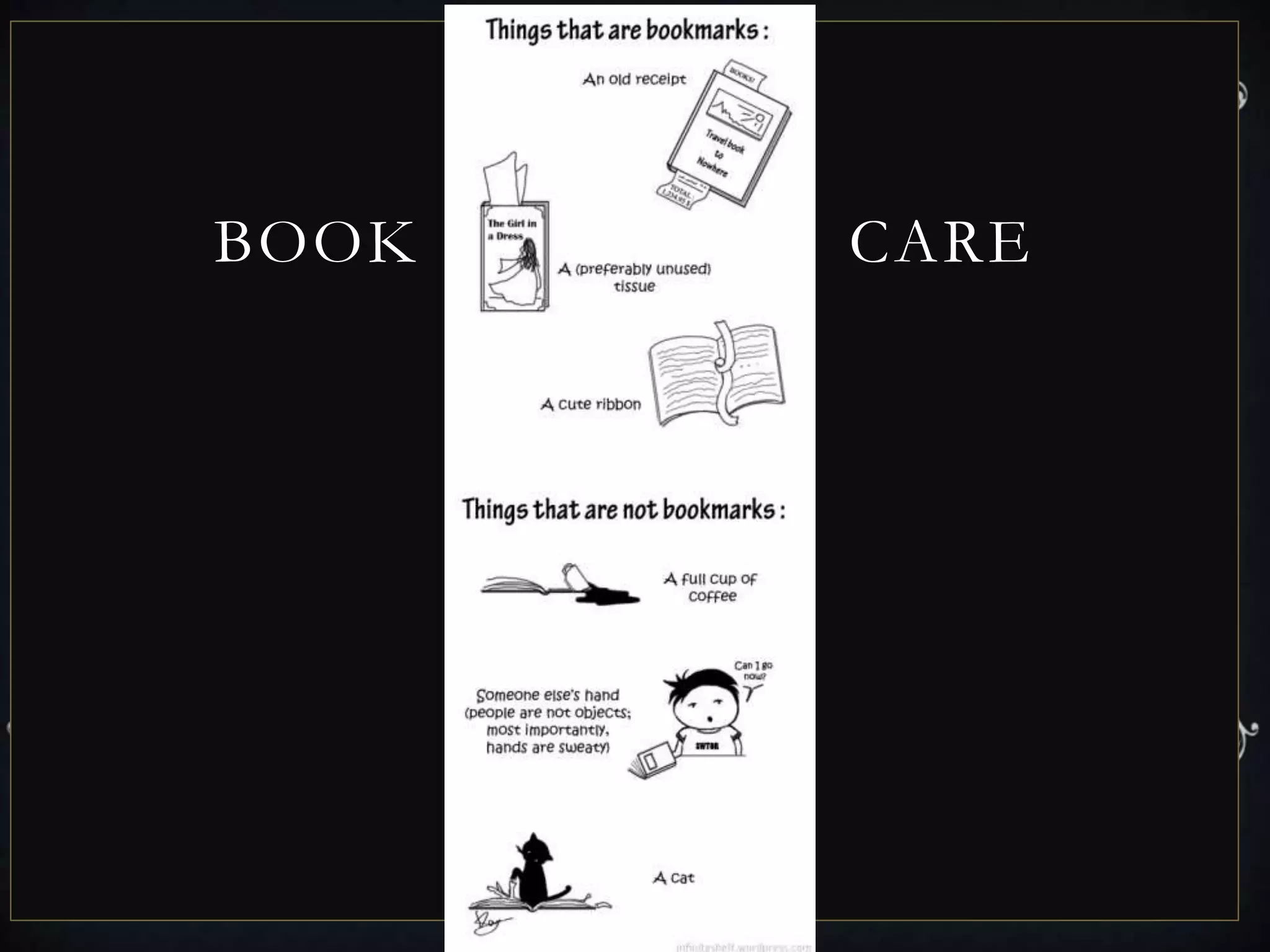 First Day of Library Procedure Slide | PPTX