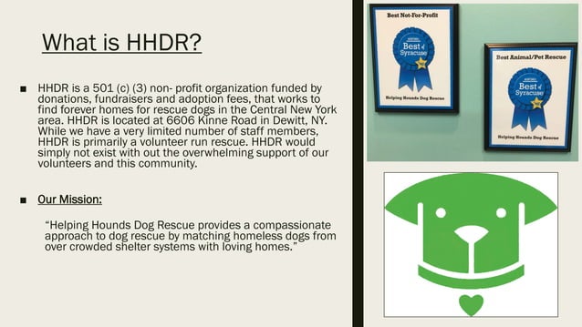 HHDR Volunteer Orientation Presentation | PPT