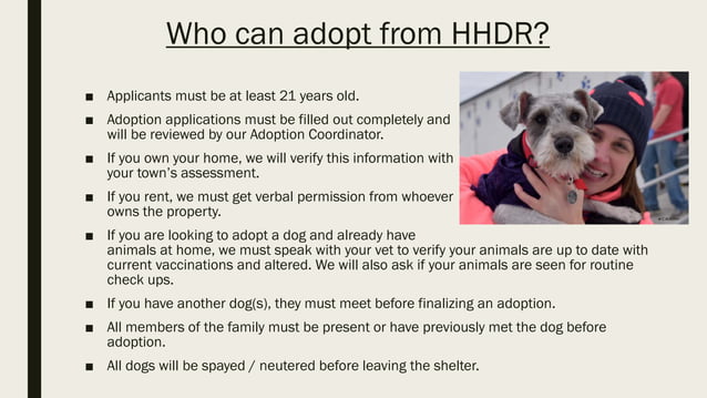 HHDR Volunteer Orientation Presentation | PPT