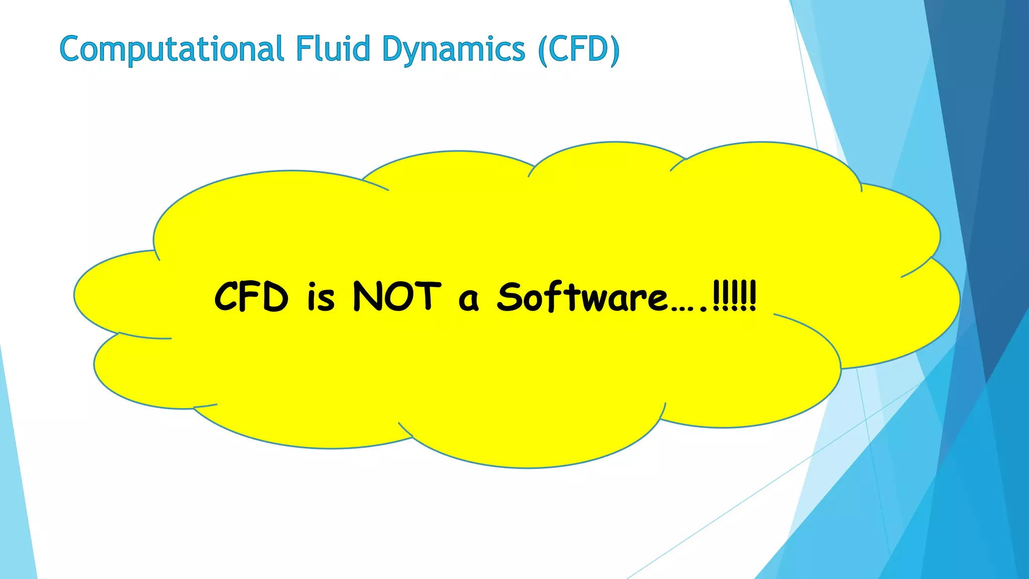 Computational Fluid Dynamics (CFD) | PPTX