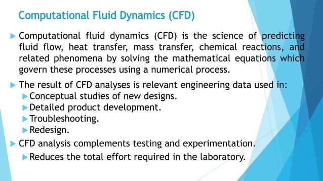 Computational Fluid Dynamics (CFD) | PPTX