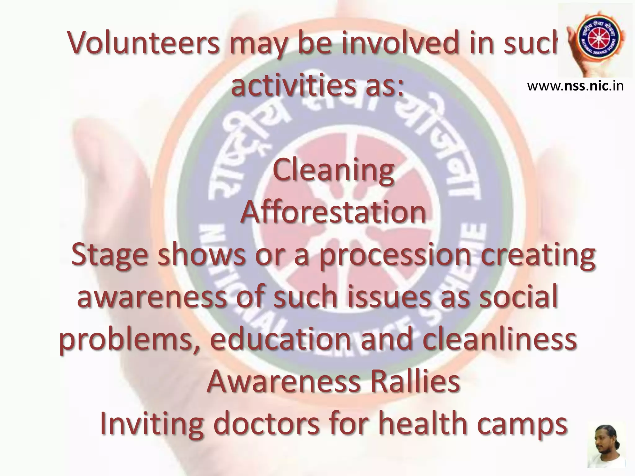 Orientation programme for National Service Scheme | PPTX