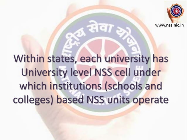 Orientation programme for National Service Scheme | PPTX | Student ...
