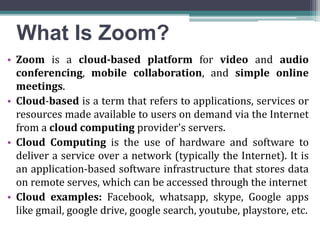 Orientation programme teaching learning process through zoom | PPTX