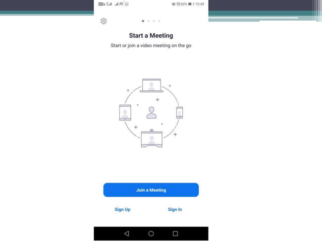 Orientation programme teaching learning process through zoom | PPTX