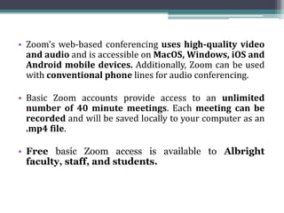 Orientation programme teaching learning process through zoom | PPTX