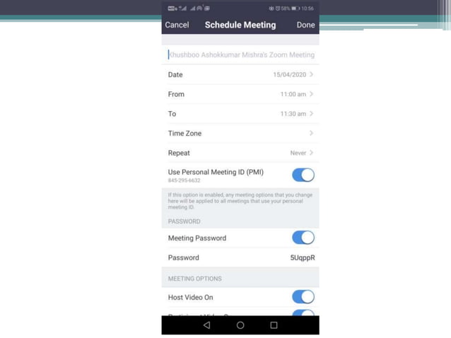 Orientation programme teaching learning process through zoom | PPTX