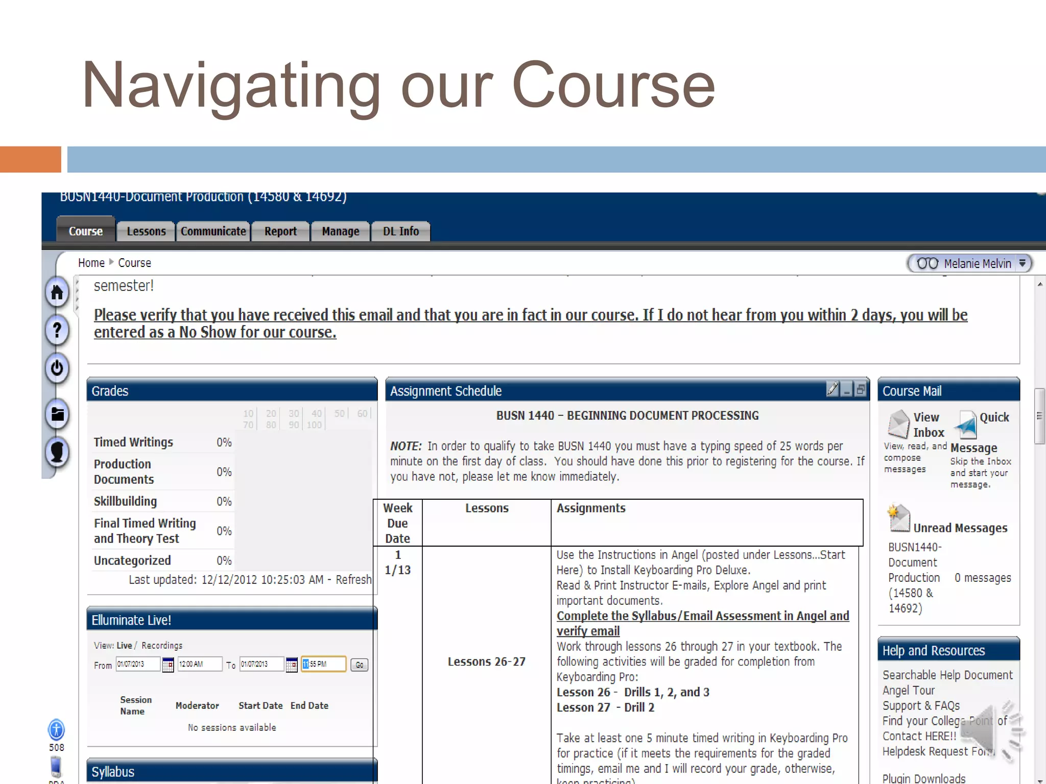 Orientation review busn1440 | PPTX | Educational Assessment | Education