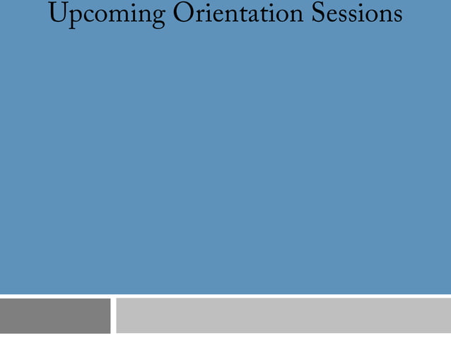 Orientation to field placement | PPTX