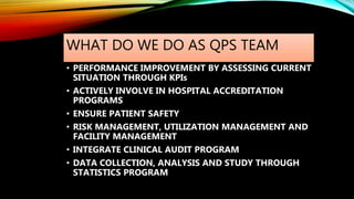 An Orientation to quality and patient safety for new hire in health ...