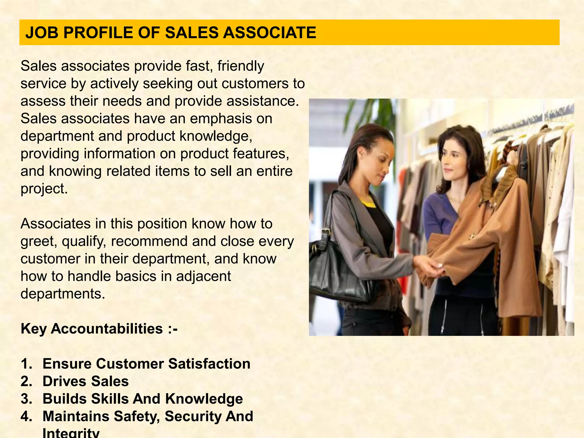 Orientation to retail | PPTX