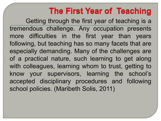 Orientation to teaching | PPTX