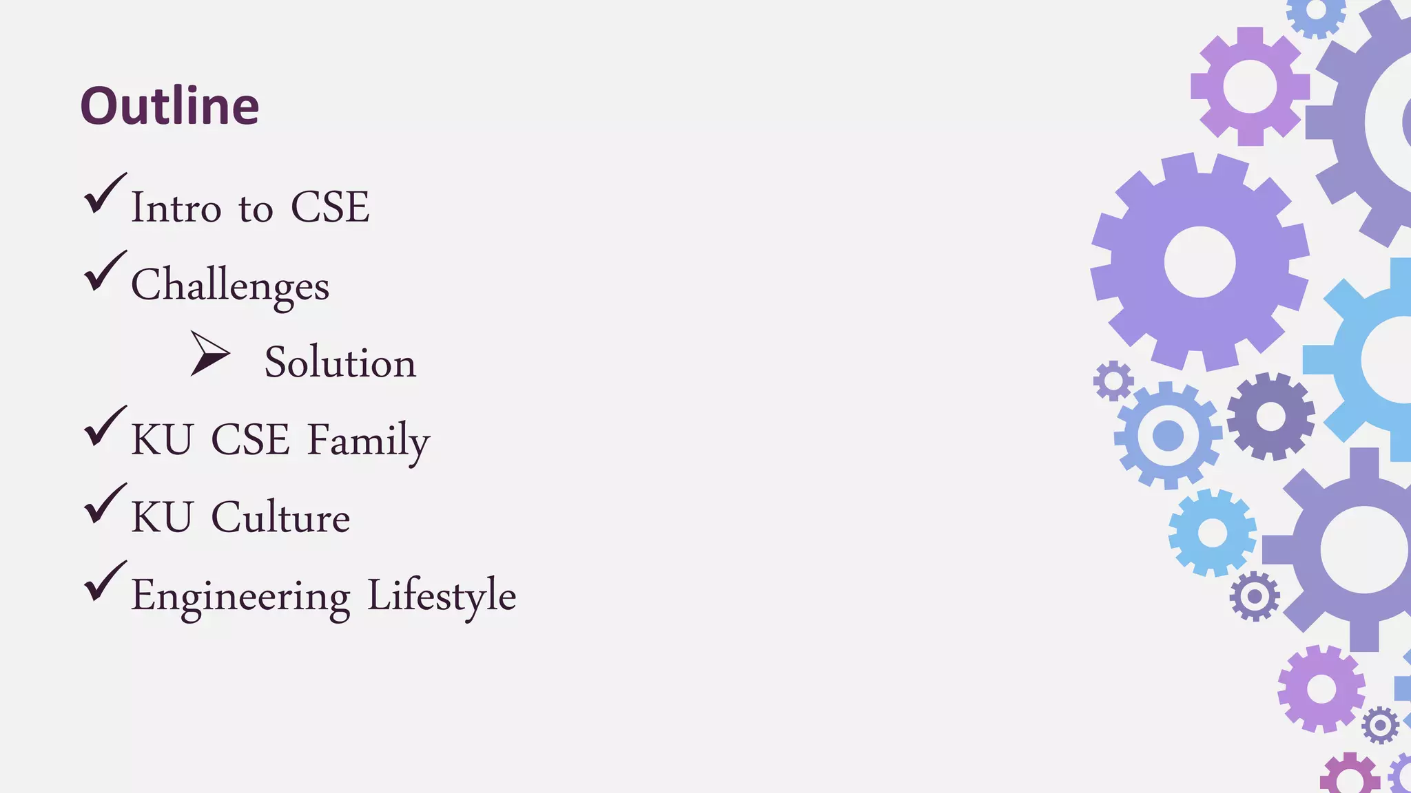 Orientation Slide for Computer Science and Engineering Students | PDF