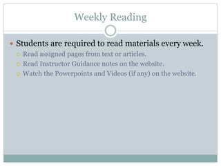 Orientation week 1 powerpoint | PPT