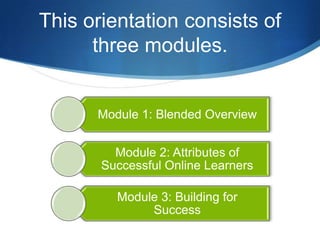 Orientation welcome message | PPTX