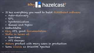 OrientDB & Hazelcast: In-Memory Distributed Graph Database | PPT