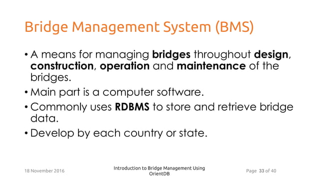 Bridge Management System Using NoSQL Solutions | PDF | Databases | Computer Software and ...