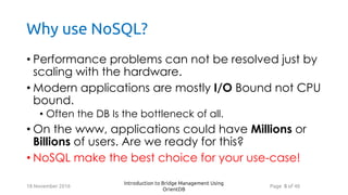 Bridge Management System Using NoSQL Solutions | PDF | Databases | Computer Software and ...