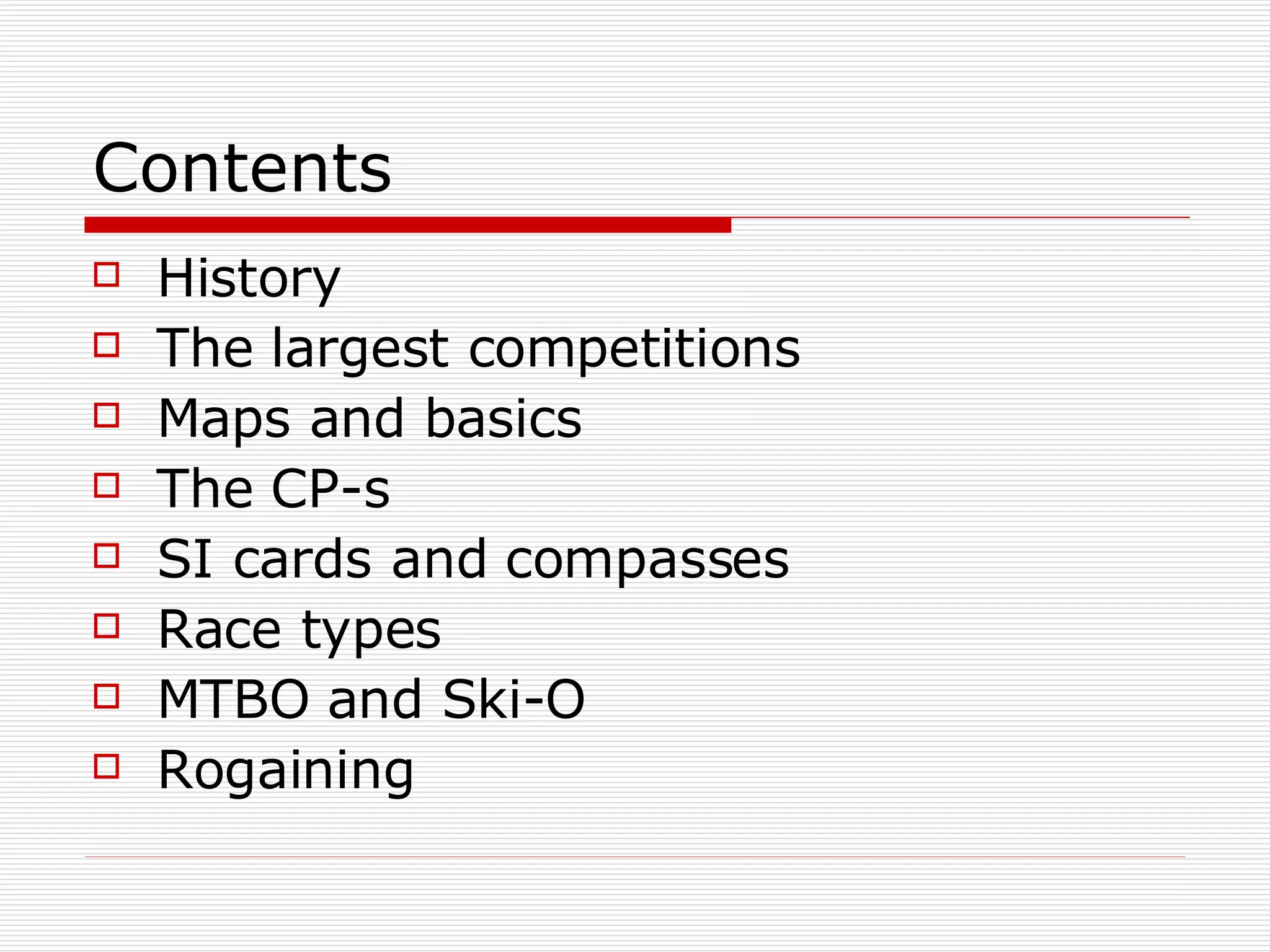 Orienteering | PPT | Sports