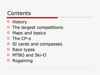 Orienteering | PPT | Sports