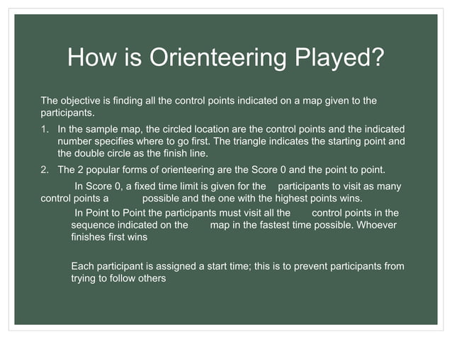 Orienteering | PPTX