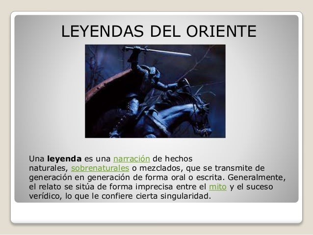 Oriente leyendas