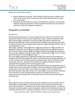 Orientim Karriere ne IT, programim, data & design | PDF