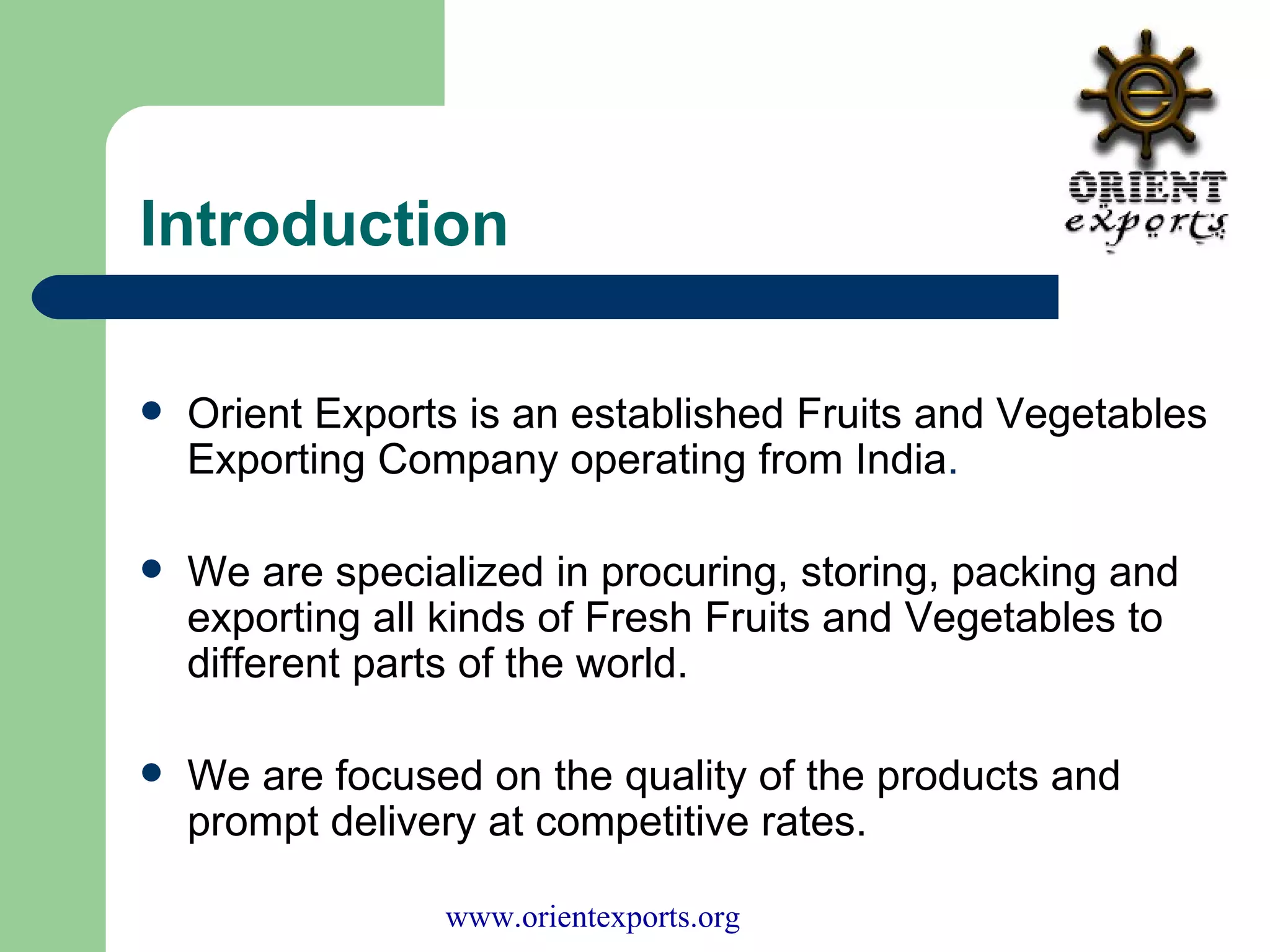 Orient presentation | PPT