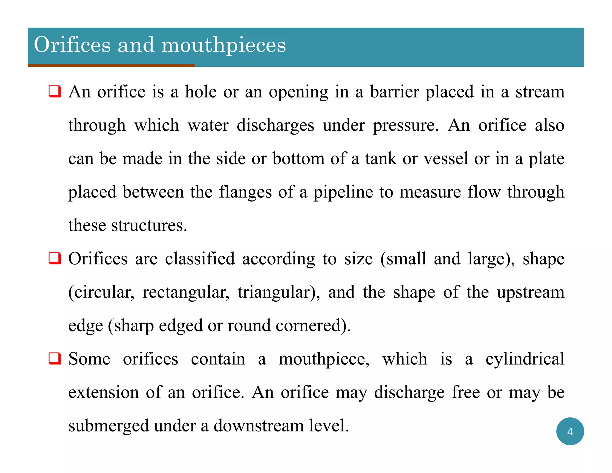 Orifice and mouthpieces | PDF
