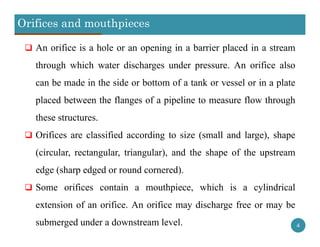 Orifice and mouthpieces | PDF