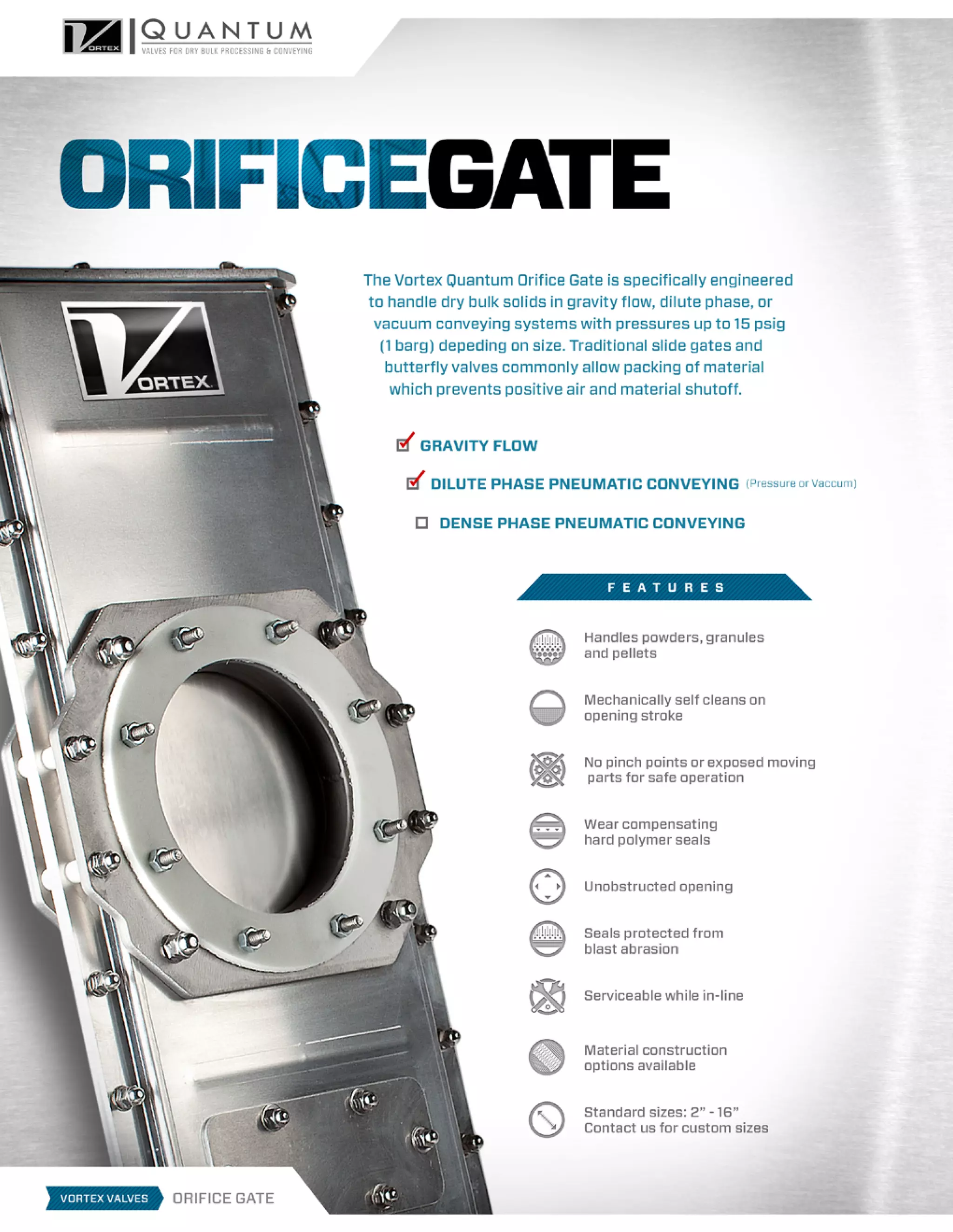 Vortex Quantum Orifice Gate Valve | PDF