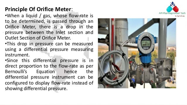 Orifice Meter in API Manufacturing | PPTX