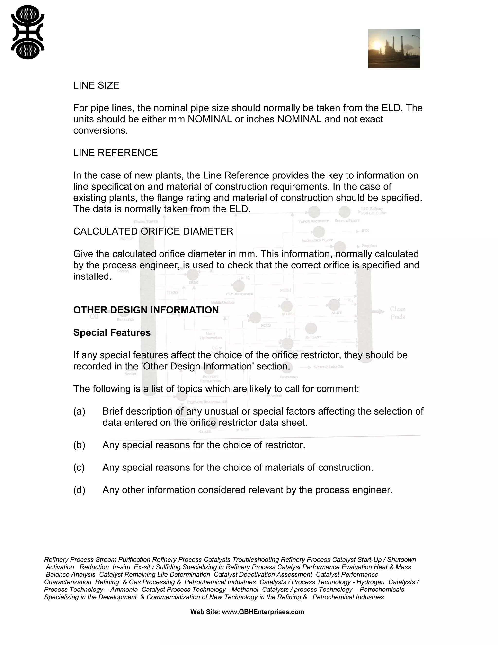 Orifice Restrictors - Design Guidelines | PDF