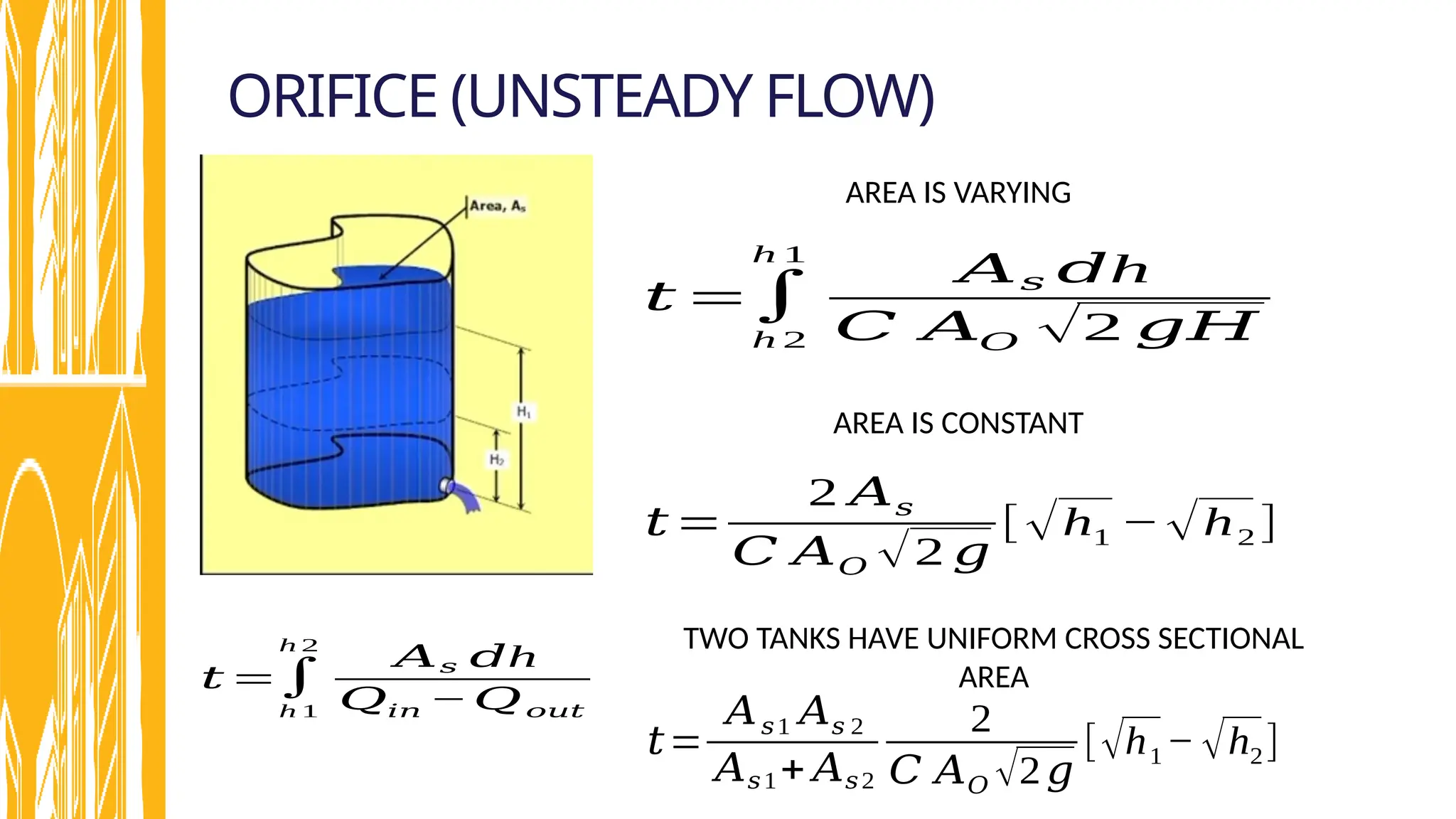Orifice Sample Problems PowerPoint Presentation | PPTX