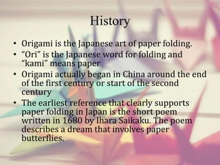 Origami | PPT