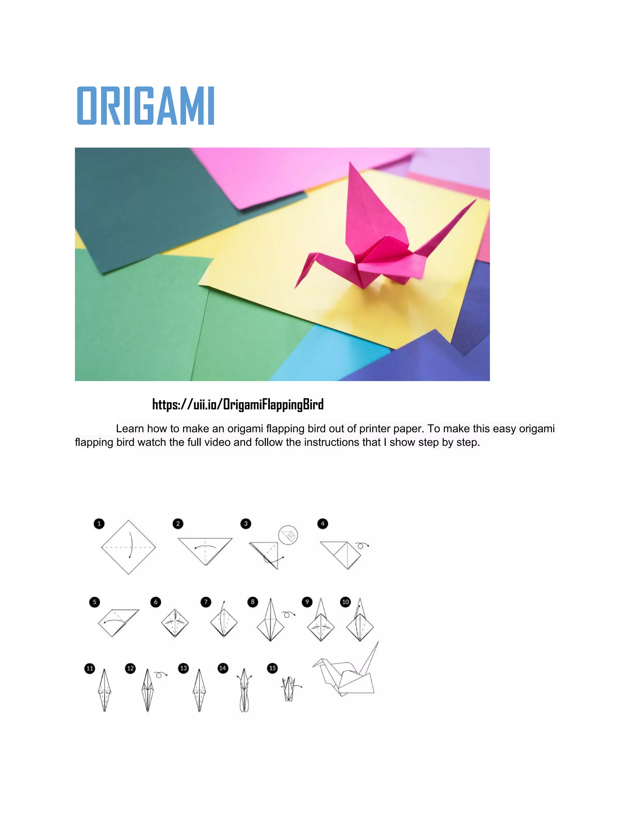 Origami | PDF