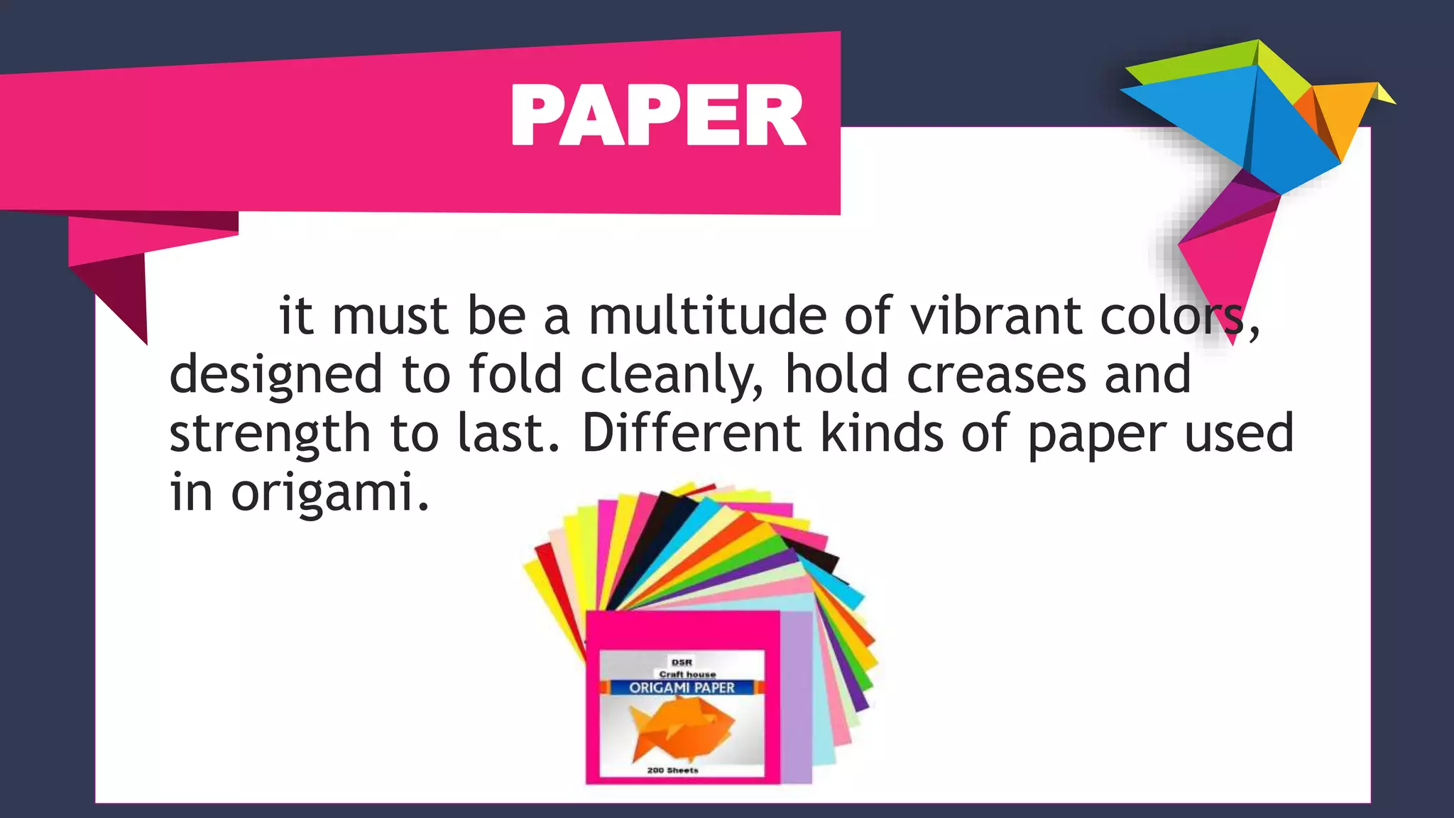 Origami. Tools and Materials.pptx