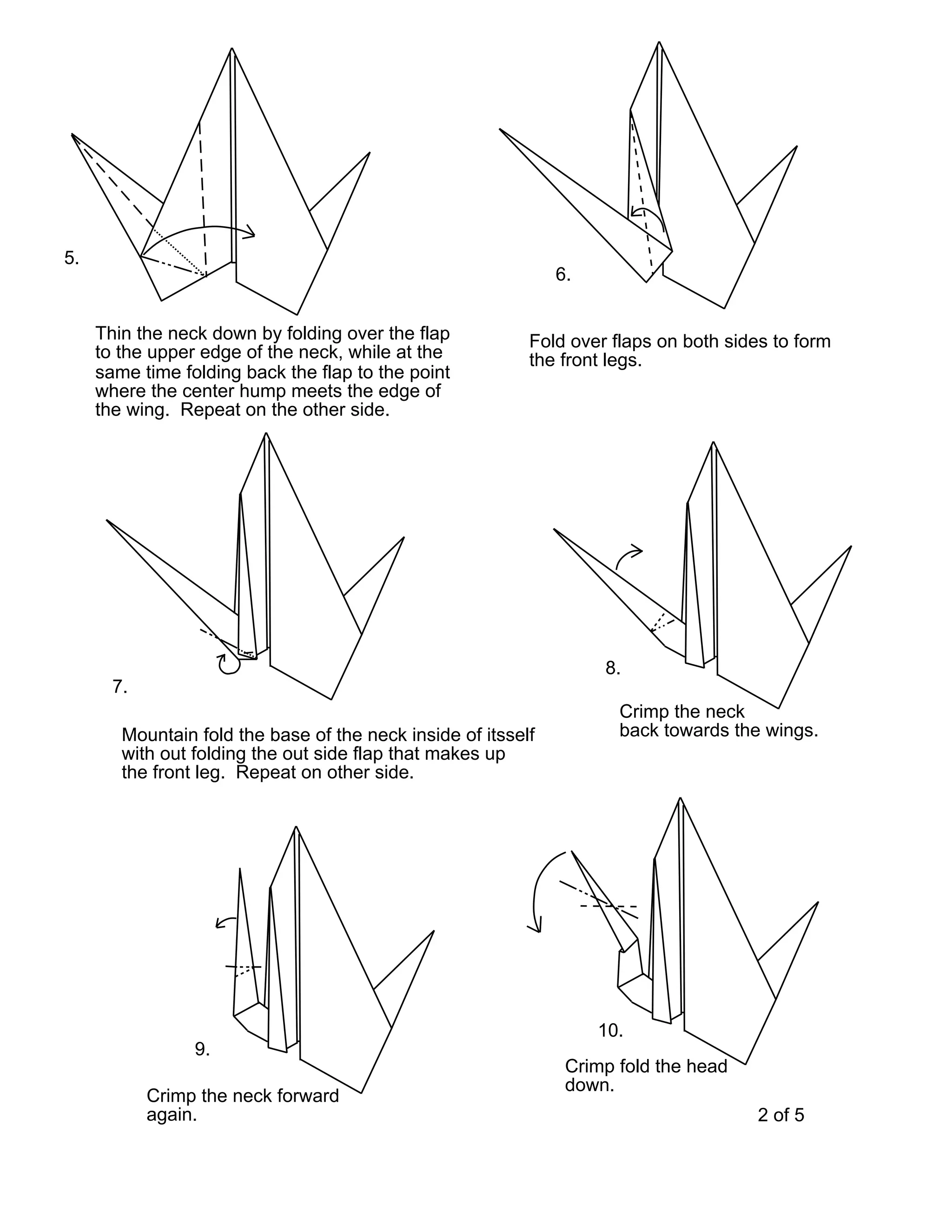 Origami Fire Lizard Model | PDF