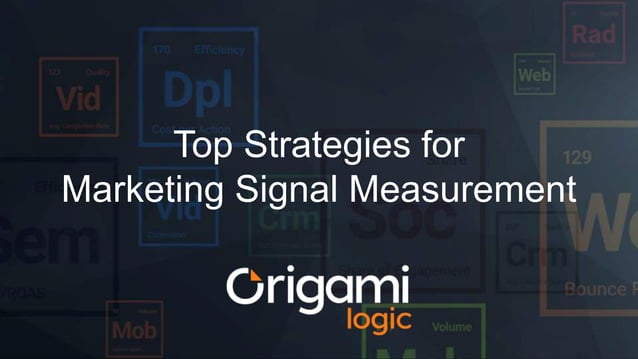 Top Strategies for Marketing Signal Measurement | PPTX